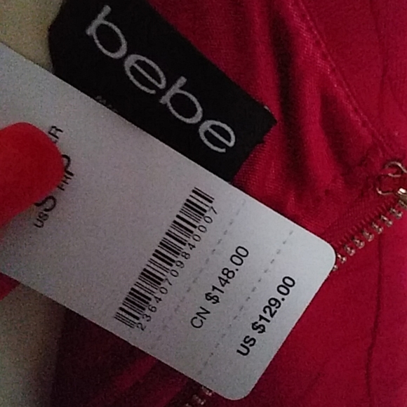 bebe | Dresses | Nwt Bebe Deep Pink Cutout Dress S | Poshmark